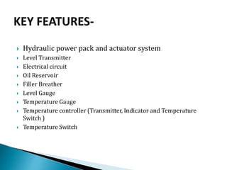 HYDRAULIC POWER PACK 230LPM/210 BAR | PPTX