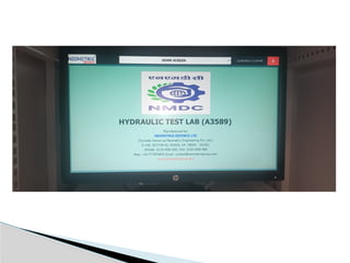 Hydraulic Test Rig - Neometrix Defence Limited | PPTX
