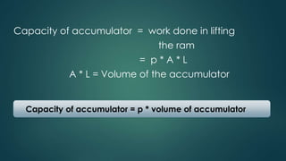 Hydraulic accumulator | PPTX