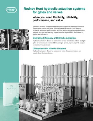 Hydraulic actuation | PDF