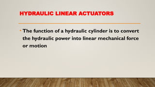 Hydraulic Actuators-types,working principle.pptx