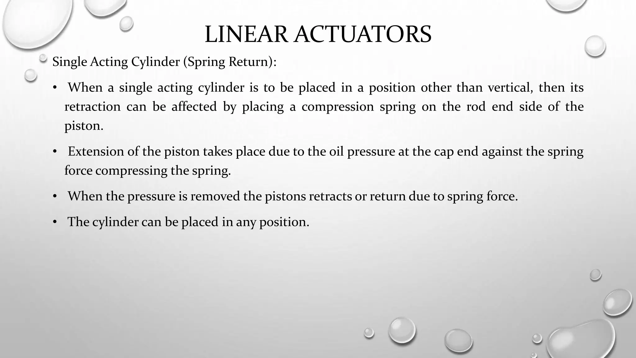 Hydraulic actuators and motors | PPTX