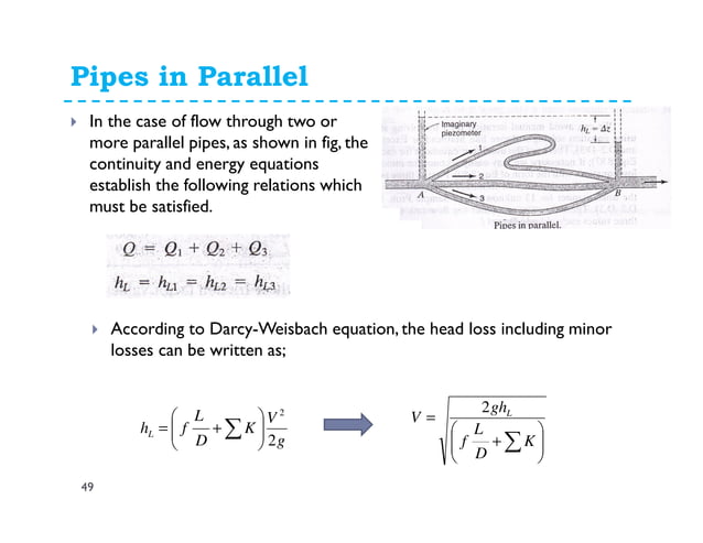 Hydraulic analysis of complex piping systems (updated) | PDF | Physics ...