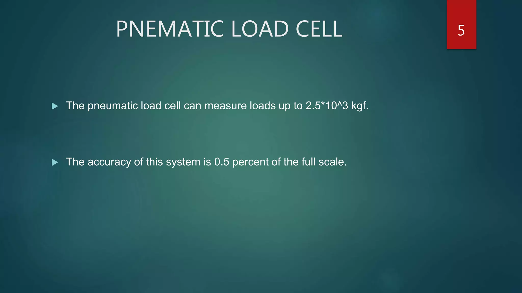 Hydraulic and pneumatic load cells | PPTX