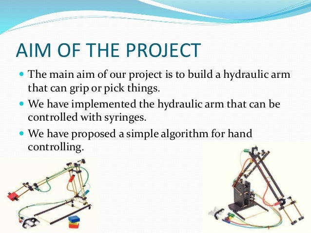 Hydraulic arm