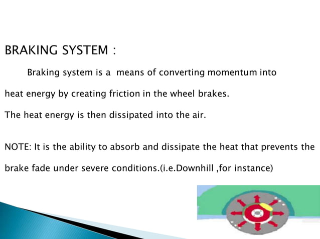 HYDRAULIC BRAKING SYSTEMS | PPTX | Performance Cars | Auto Type