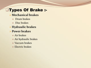 Hydraulic breaking system | PPTX