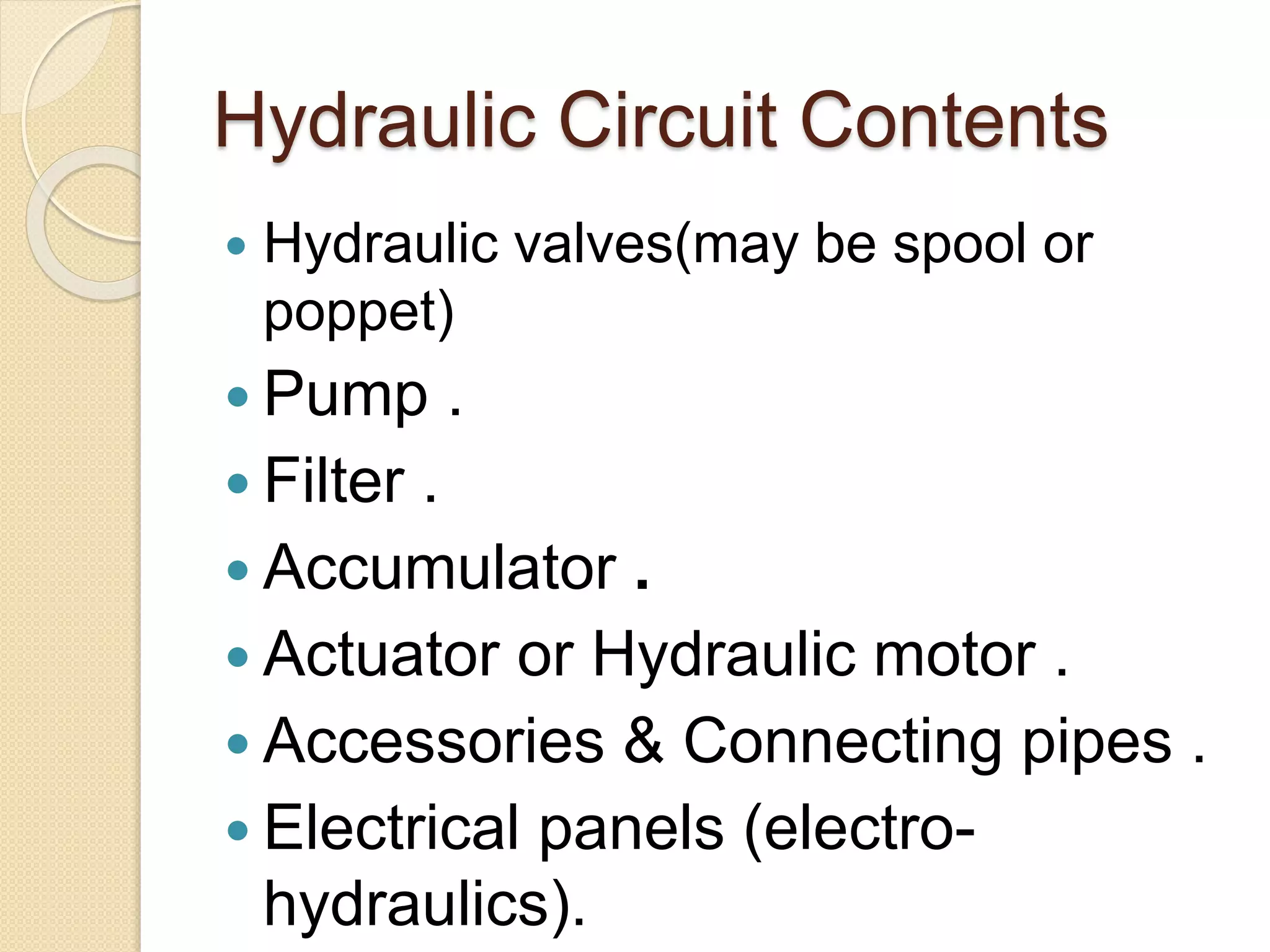 Hydraulic Circuit Contents..pptx