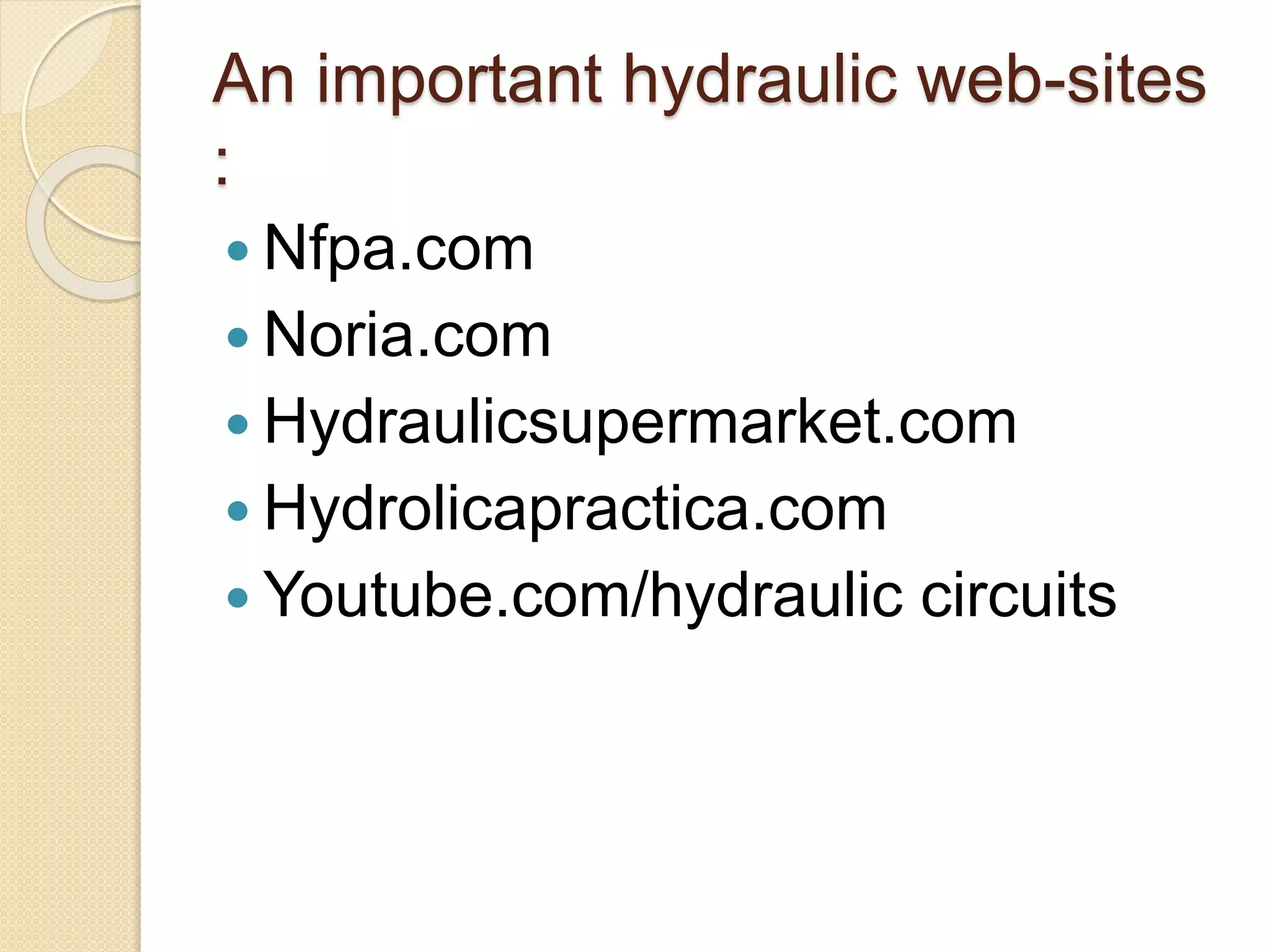 Hydraulic Circuit Contents..pptx