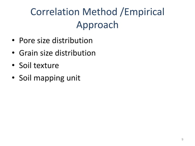 Hydraulic conductivity( Darcy's law) | PPTX