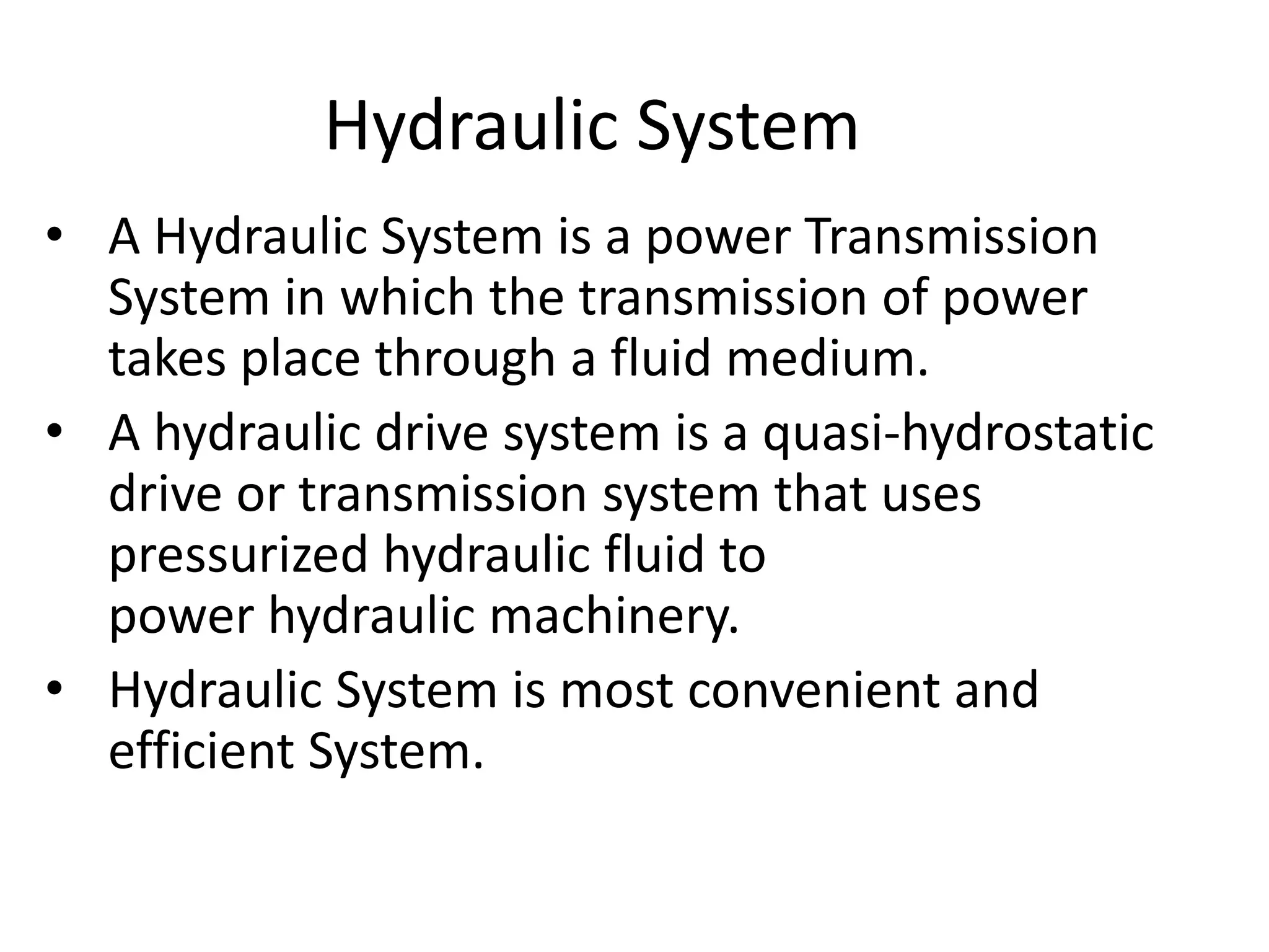 Hydraulic control system | PDF