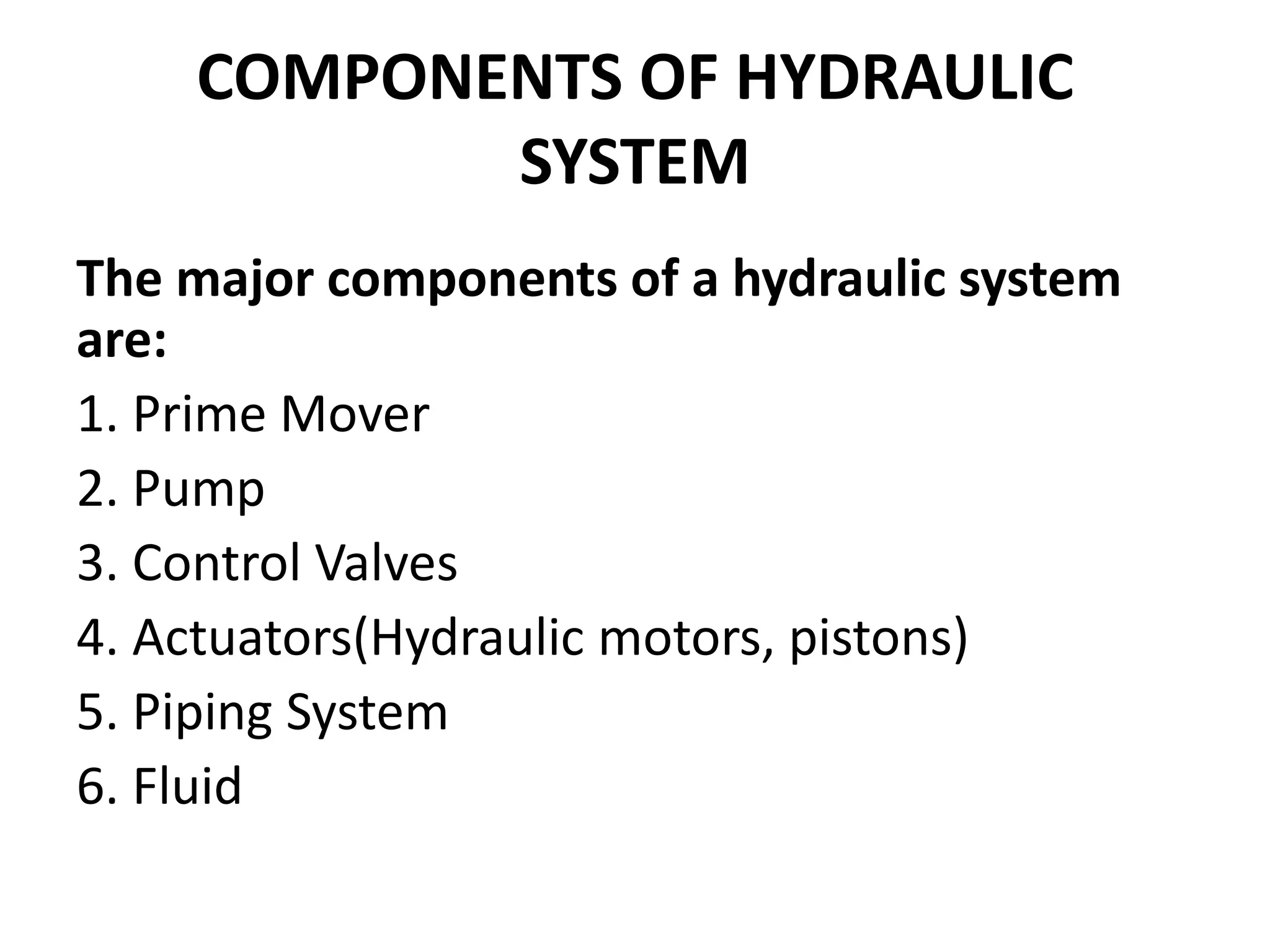 Hydraulic control system | PDF