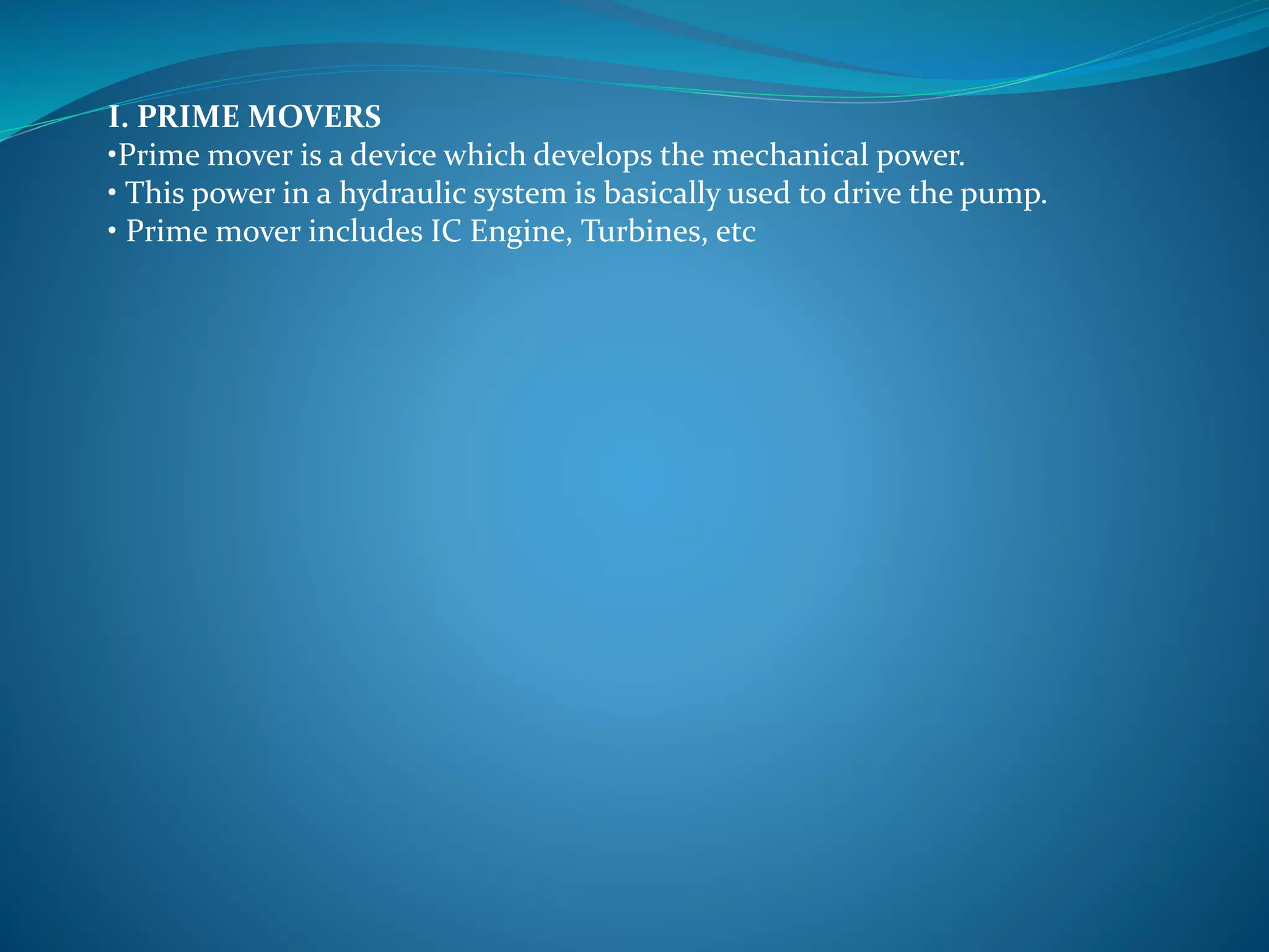 Hydraulic control system | PPTX