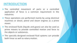 Hydraulic control system | PPTX