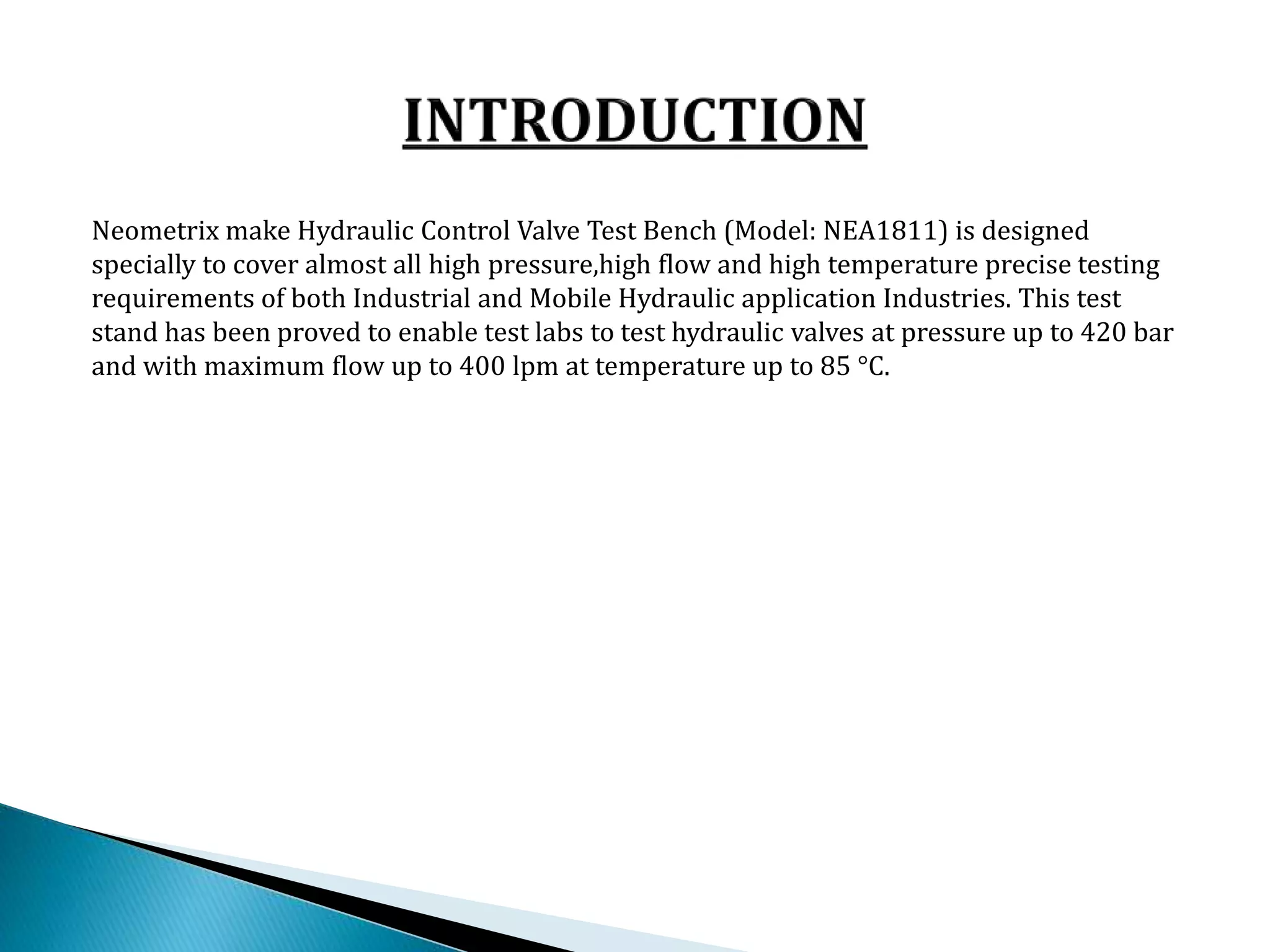 Hydraulic Control Valve Test Bench.pptx