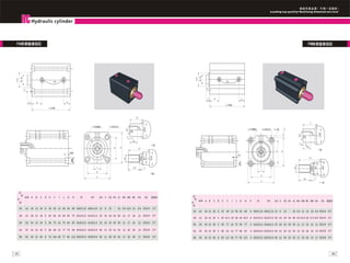 Hydraulic cylinder catalogue | PDF | Commercial Trucks | Auto Body Styles