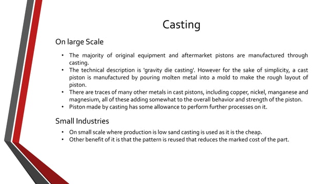 Hydraulic cylinder piston | PPTX | Chemistry | Science