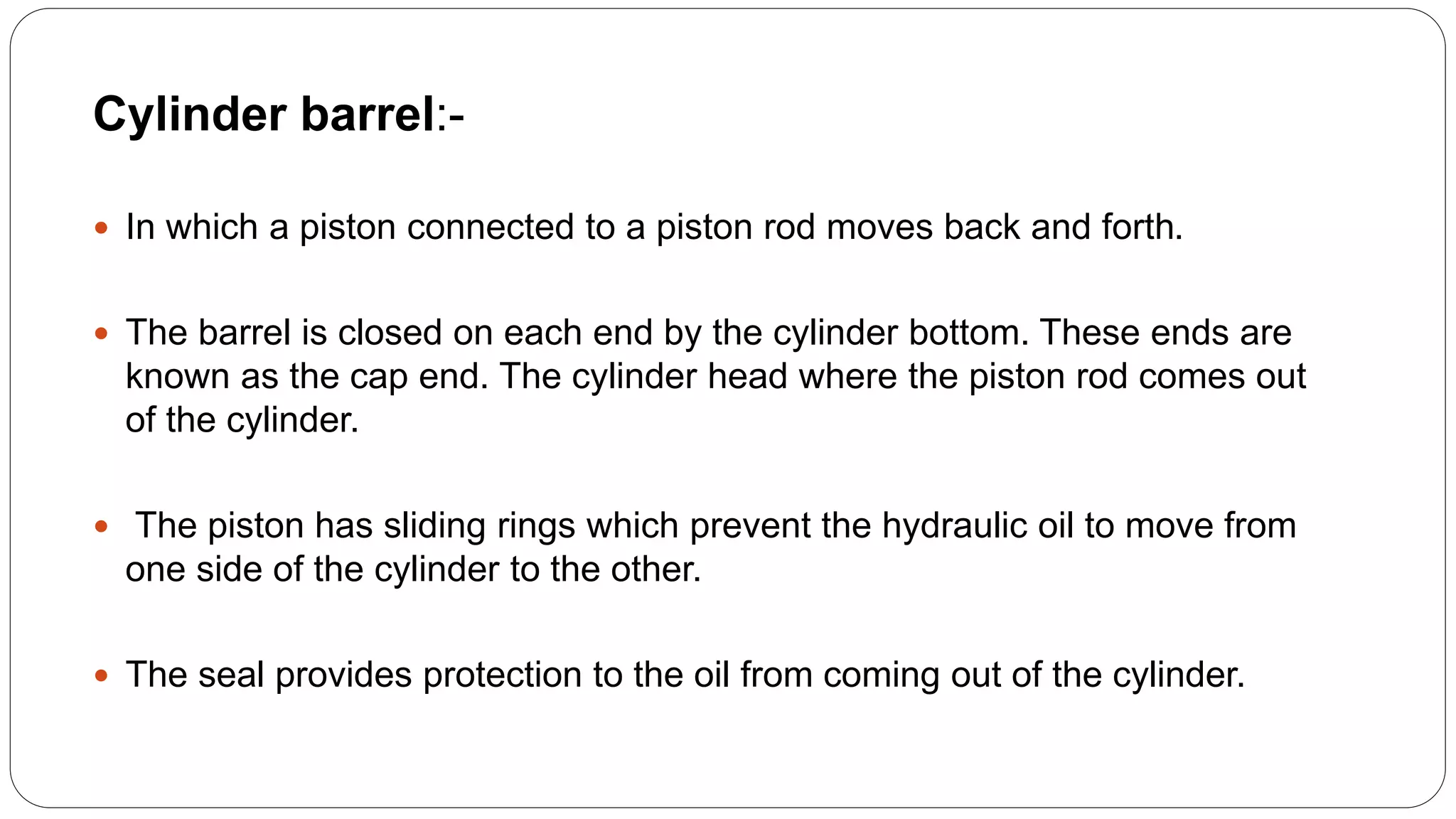 Design of Hydraulic cylinder | PPTX