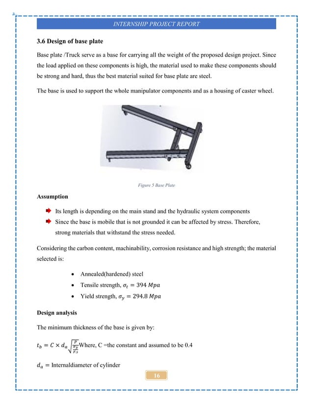 hydraulic shop crane design project | PDF | Civil Engineering Industry ...