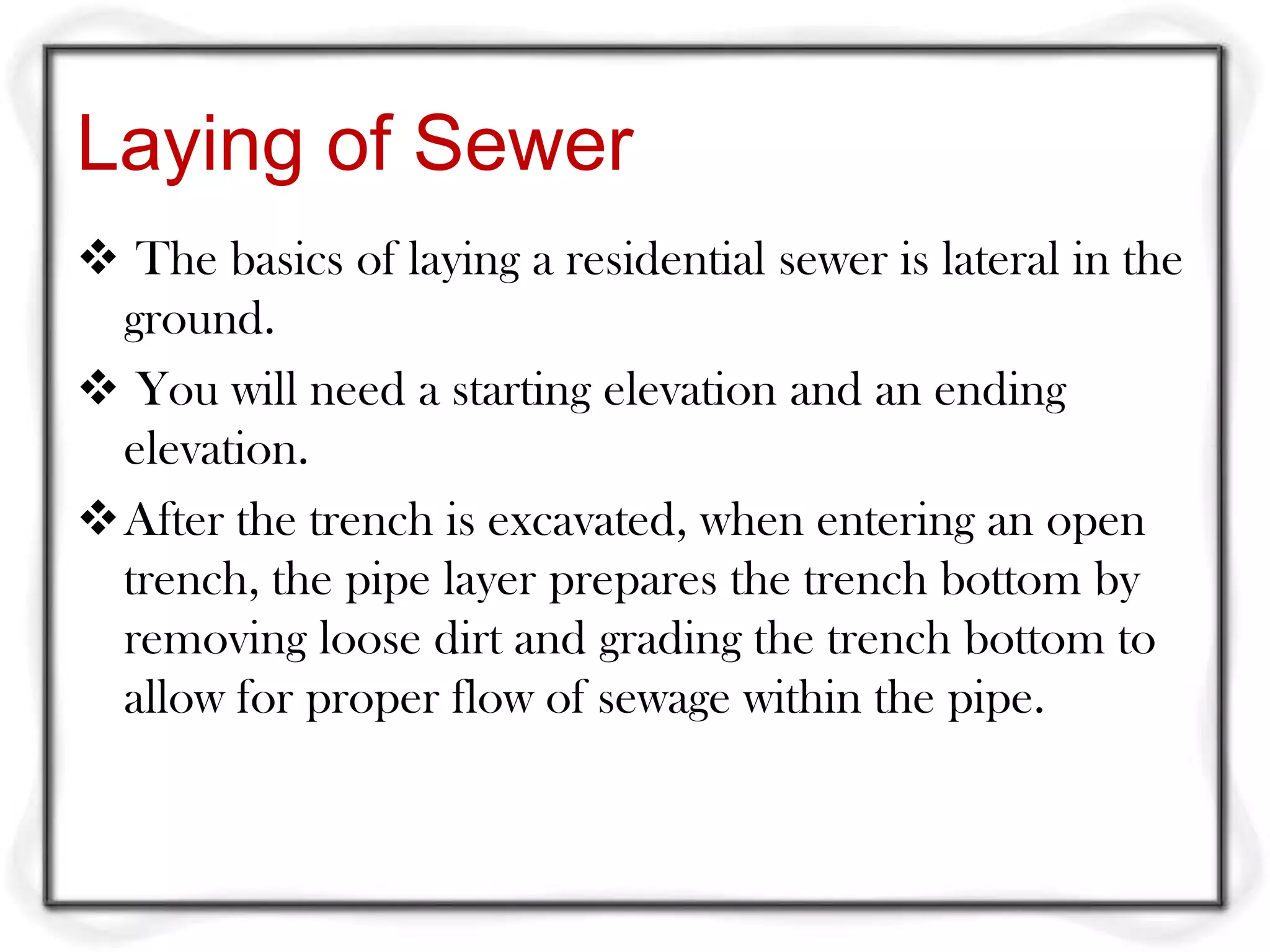Hydraulic design of sewer | PPTX