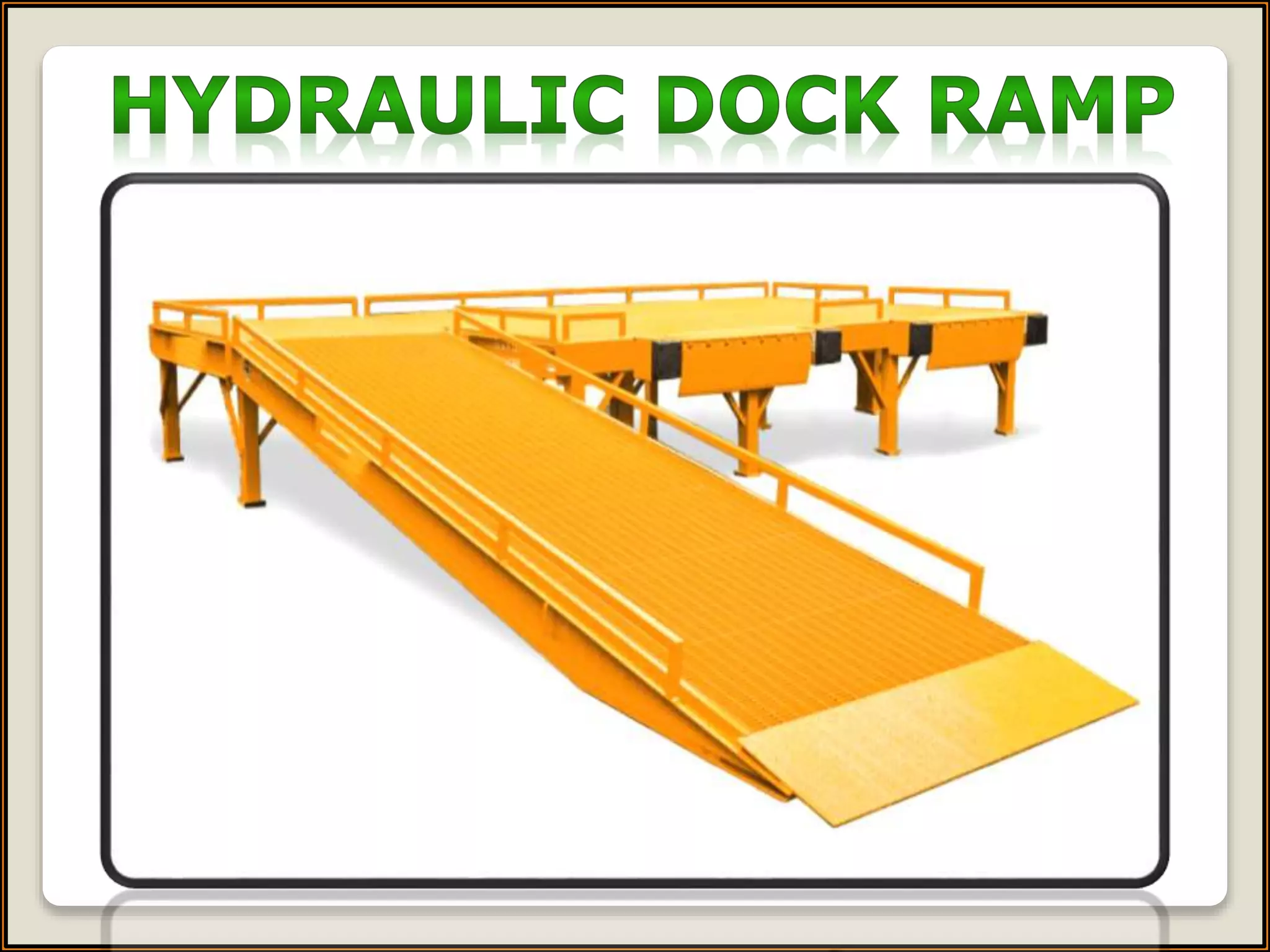 Hydraulic Dock Ramp, Warehouse Loading Dock Ramp, Industrial Loading ...
