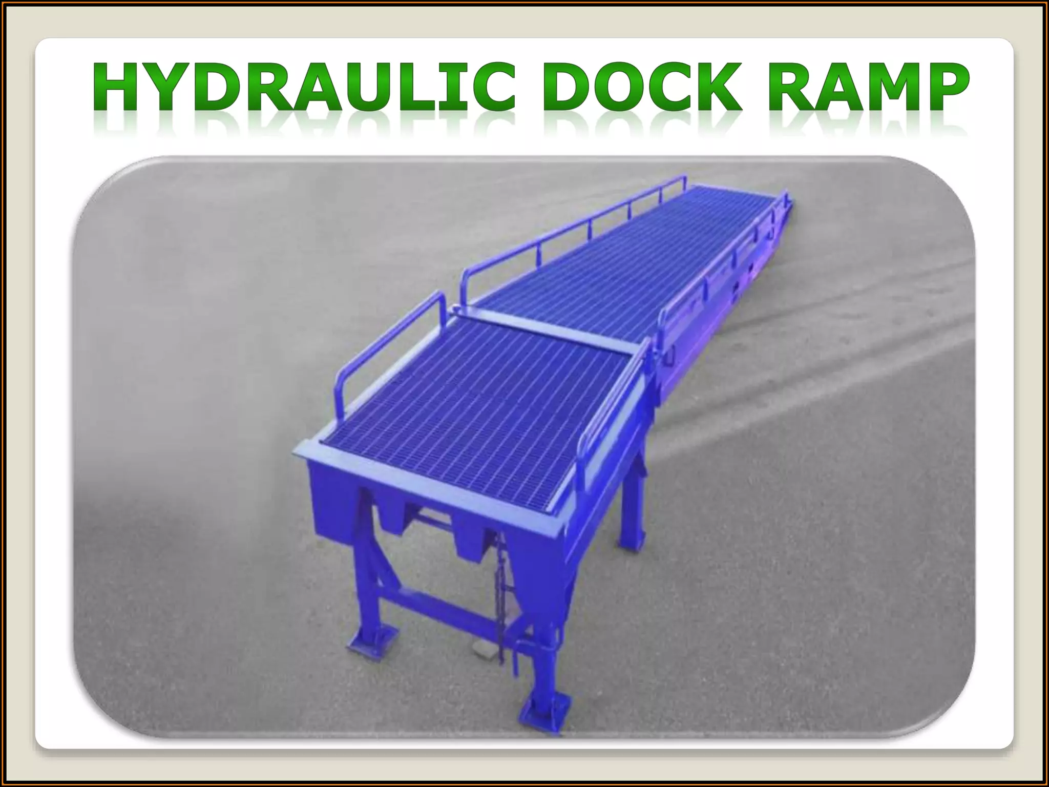 Hydraulic Dock Ramp, Warehouse Loading Dock Ramp, Industrial Loading ...