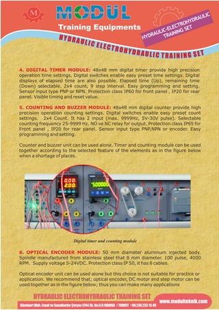 Hydraulic Electro Hydraulic Training Set | PDF