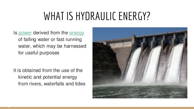 Hidraulic energy