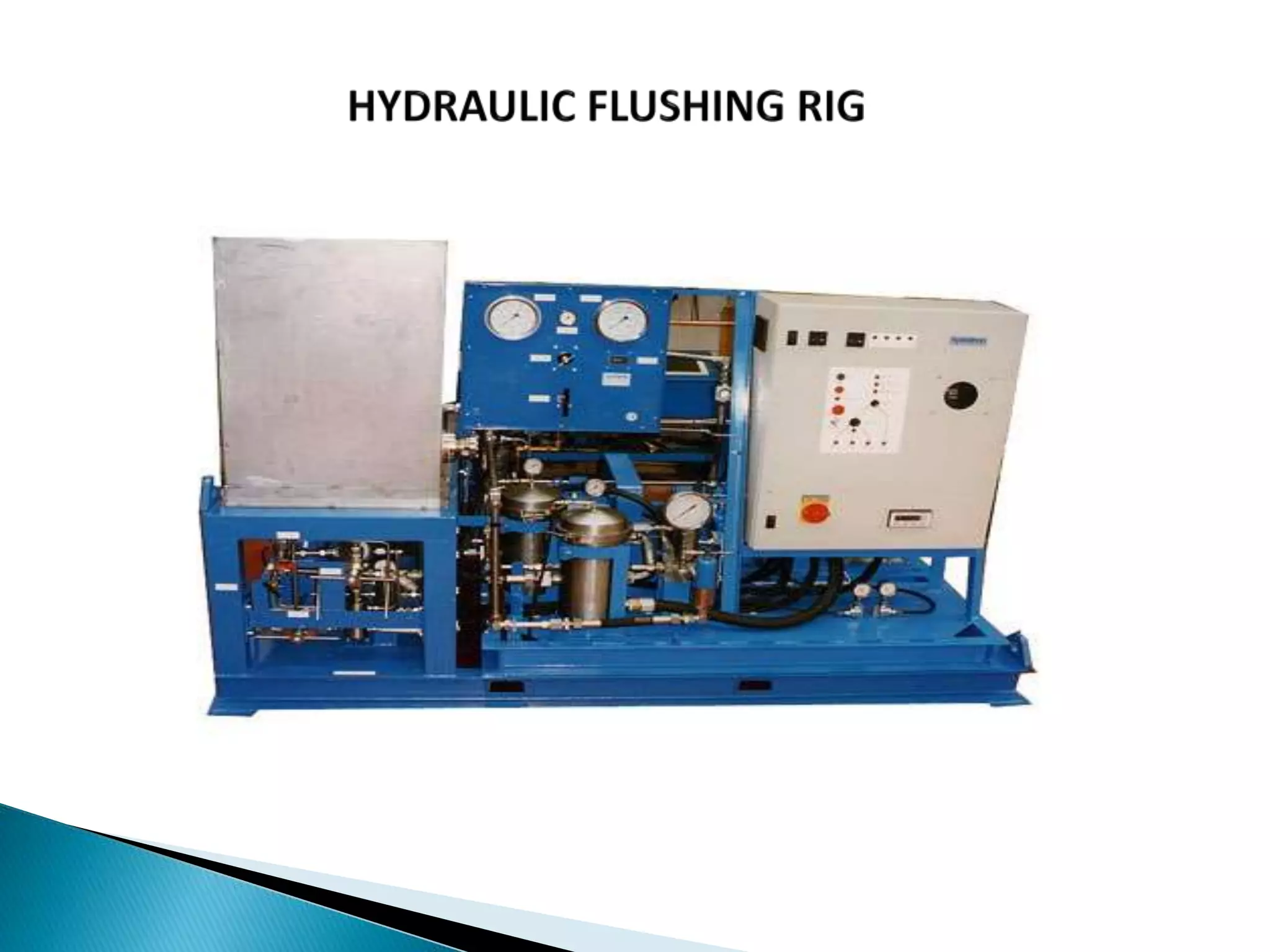 Hydraulic flushing rig ppt | PPTX