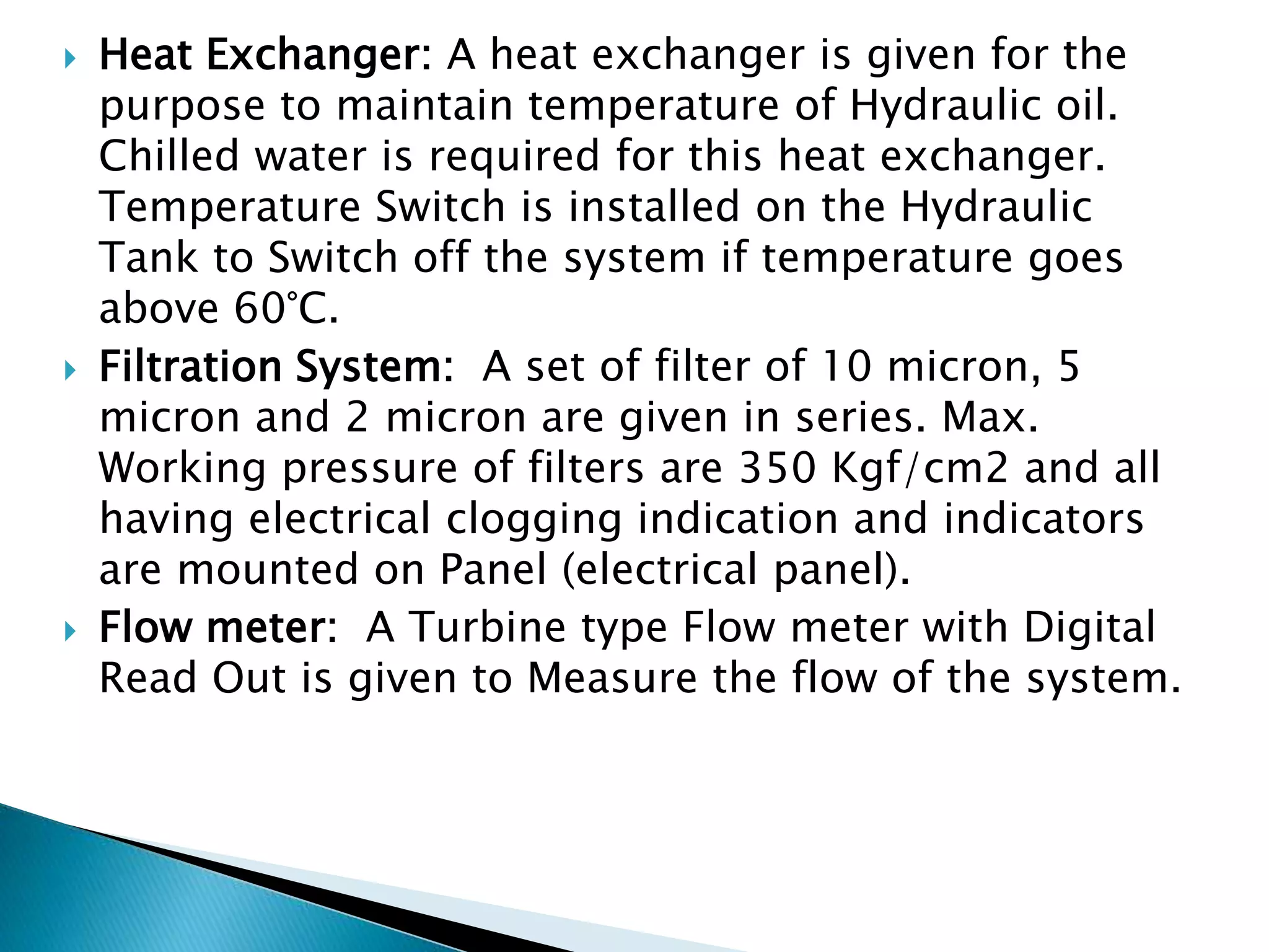 Hydraulic flushing rig ppt | PPTX