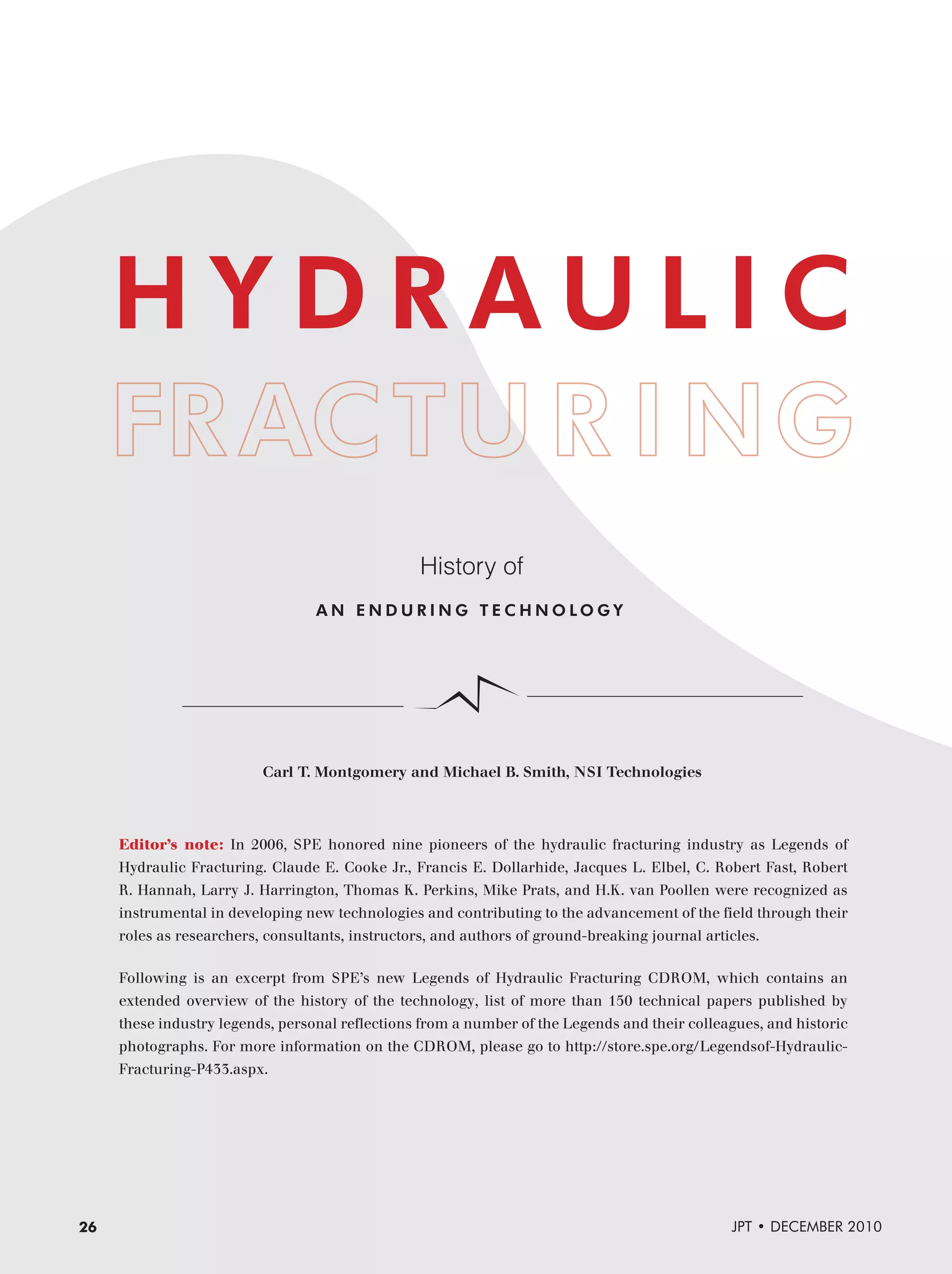 Hydraulic Fracturing | PDF