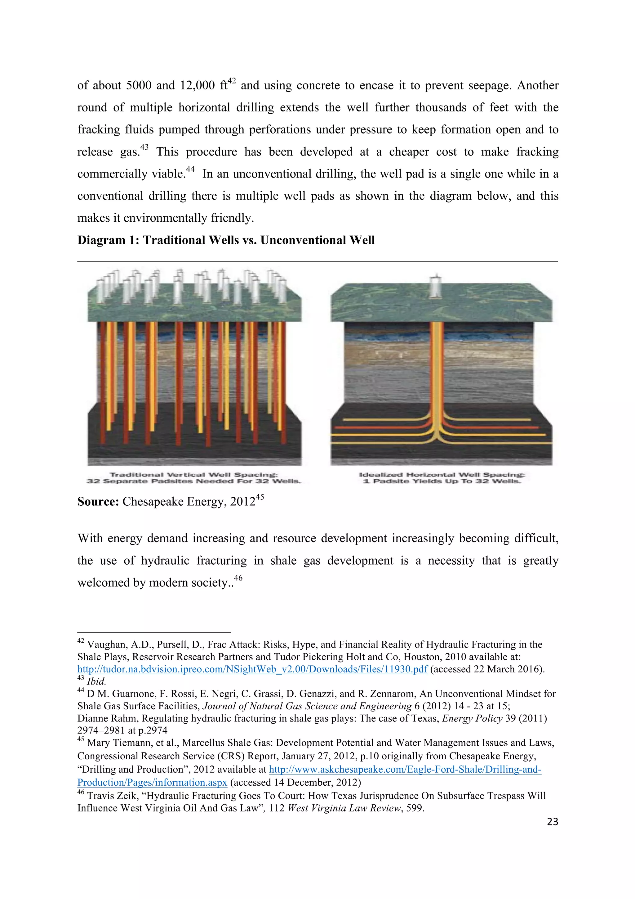 Hydraulic Fracturing and Ownership Theories pdf | PDF