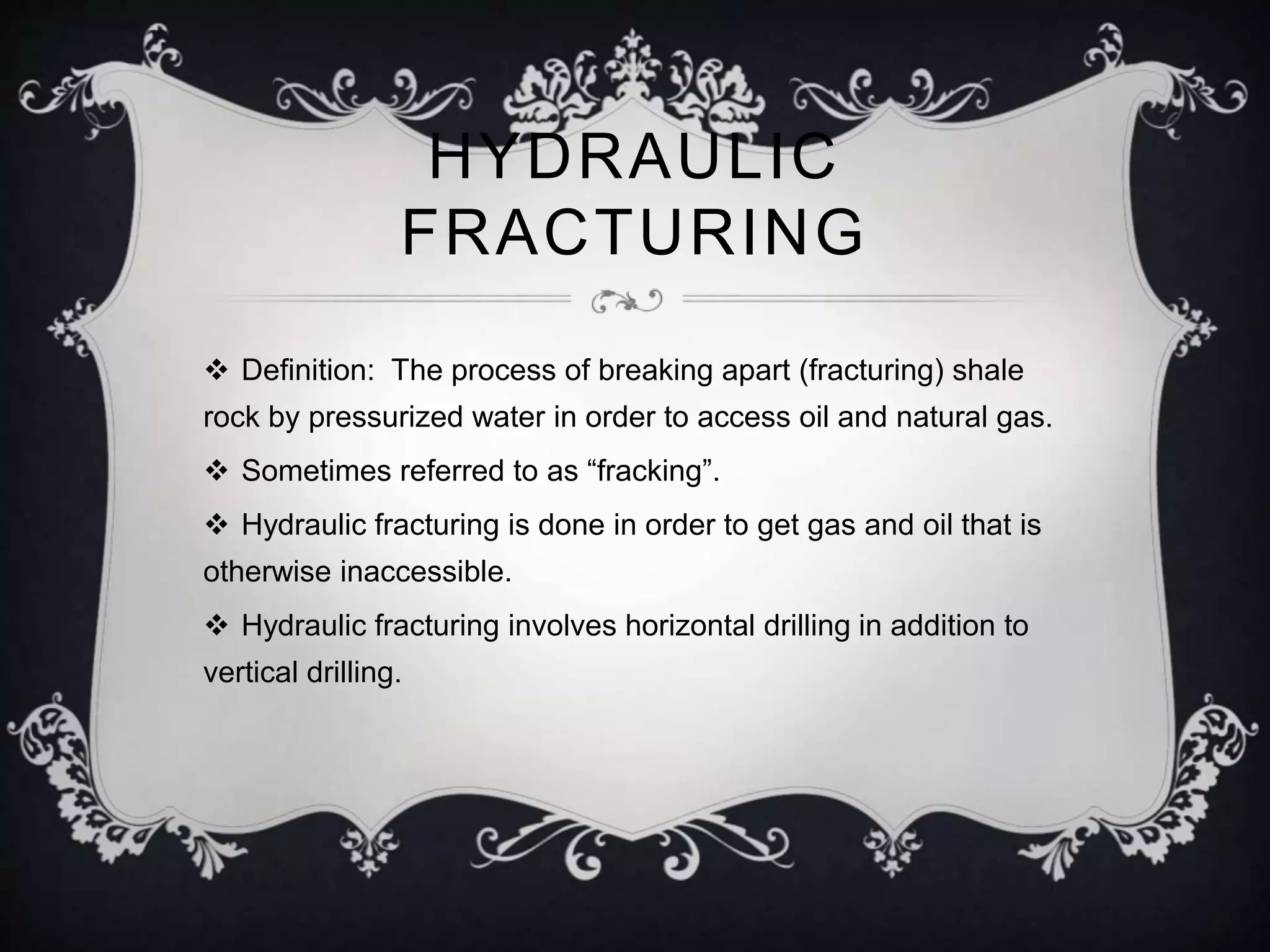 Hydraulic fracturing bb | PPTX