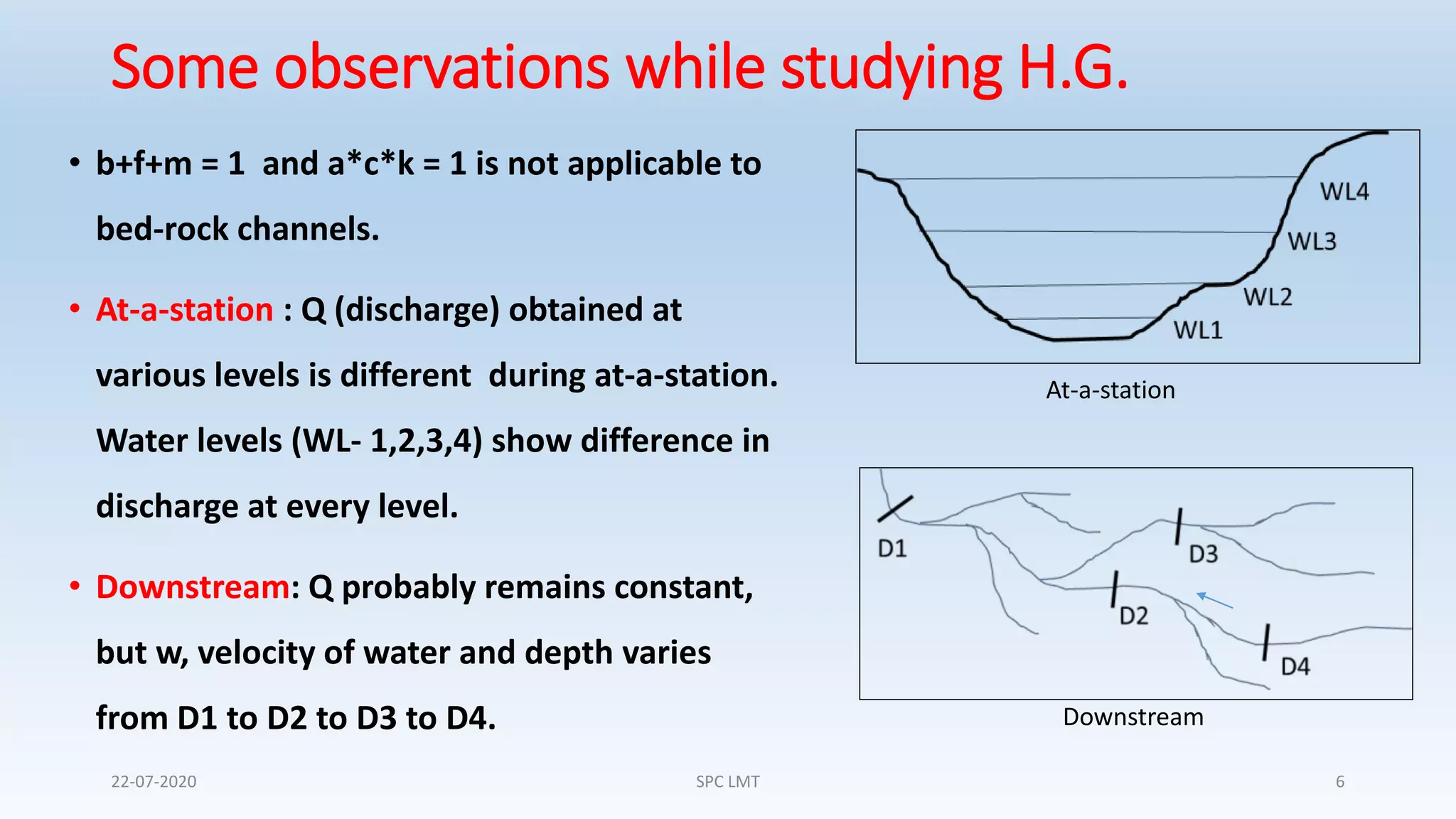 Hydraulic geometry of a river | PPT