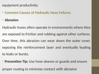 Hydraulic Hose Failures: Common Causes and How Repairs Can Prevent ...