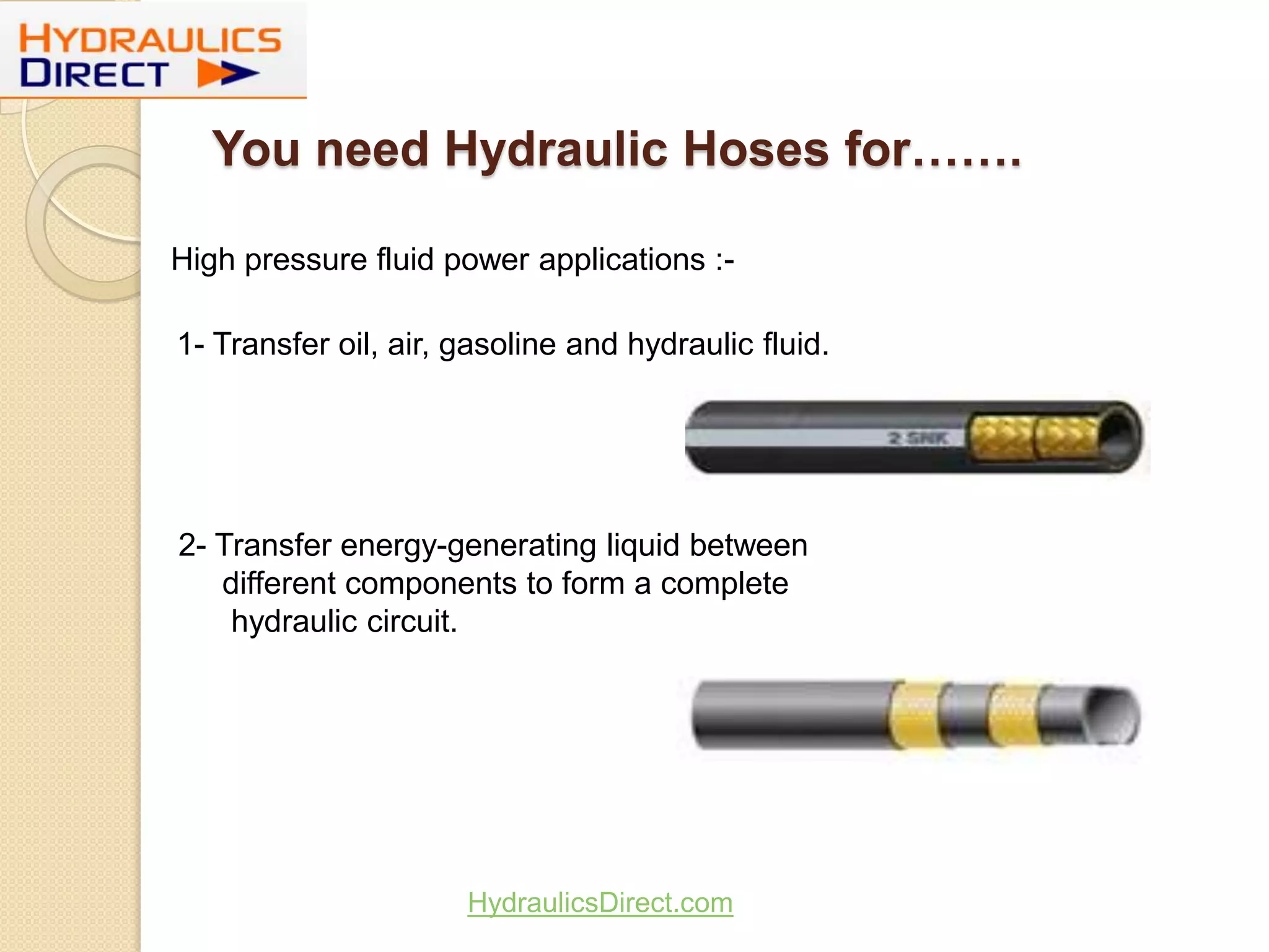 Hydraulic Hoses & Fittings | PPTX