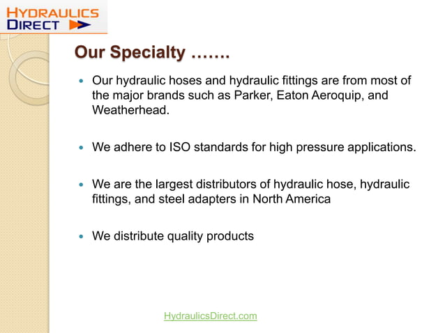 Hydraulic Hoses & Fittings | PPTX