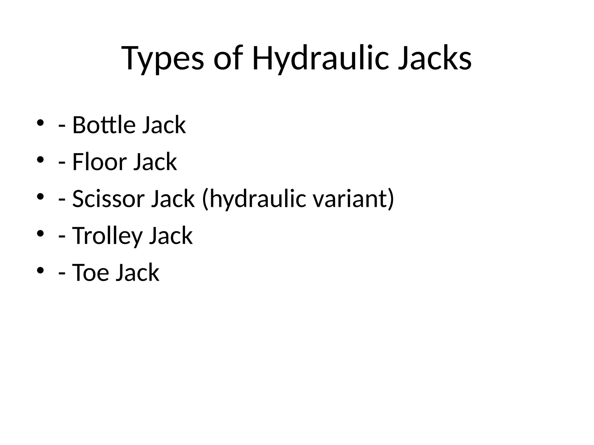 Hydraulic_Jac. Working and it's proper usage. k.pptx