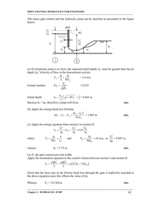 Hydraulic jump | PDF
