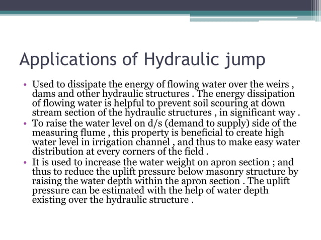 hydraulic jump.pptx | Physics | Science
