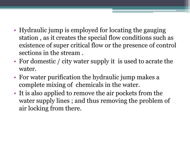 hydraulic jump.pptx | Physics | Science