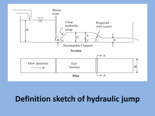 Hydraulic jump location control | PPTX
