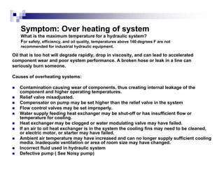 Hydraulic Maintenance and Troubleshooting | PDF