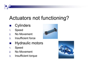 Hydraulic Maintenance and Troubleshooting | PDF