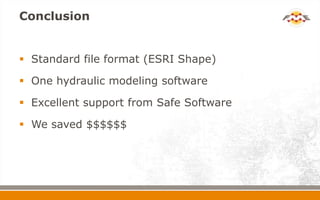 Hydraulic Modelling with GIS Data | PPTX | Business | Business and Finance