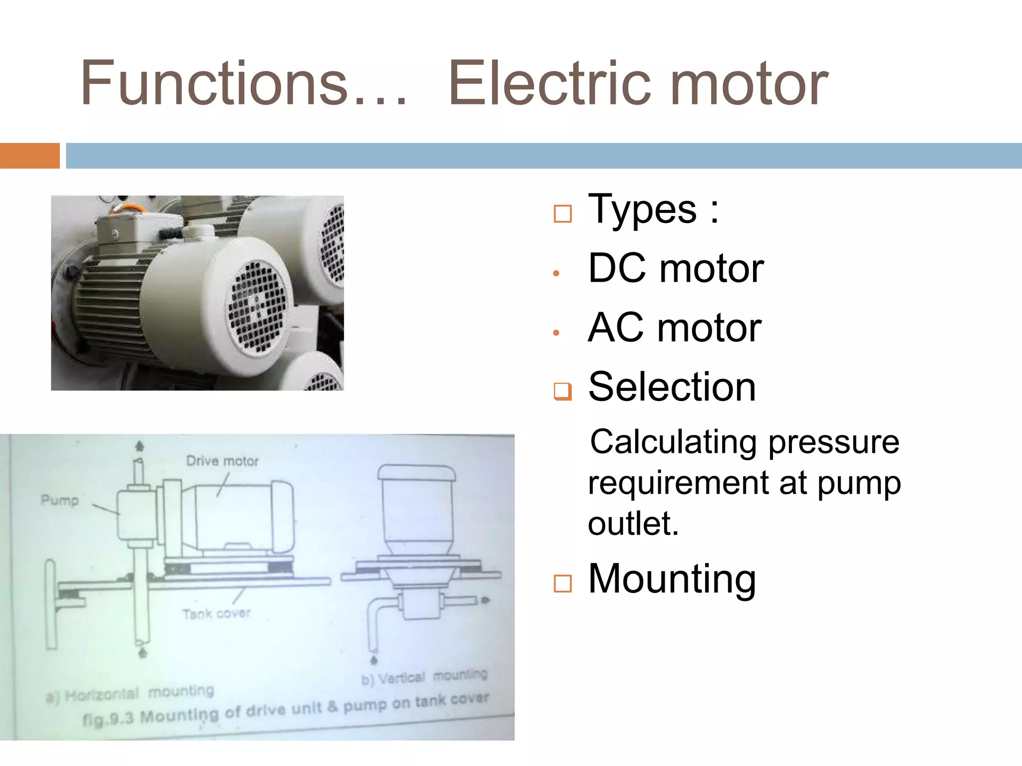 Hydraulic powerpack Basics | PPTX