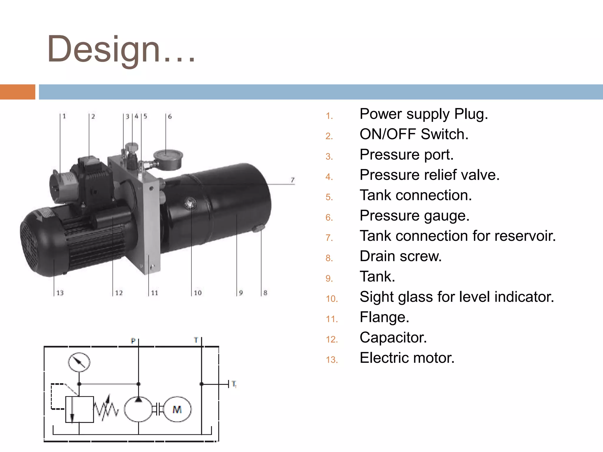 Hydraulic powerpack Basics | PPTX