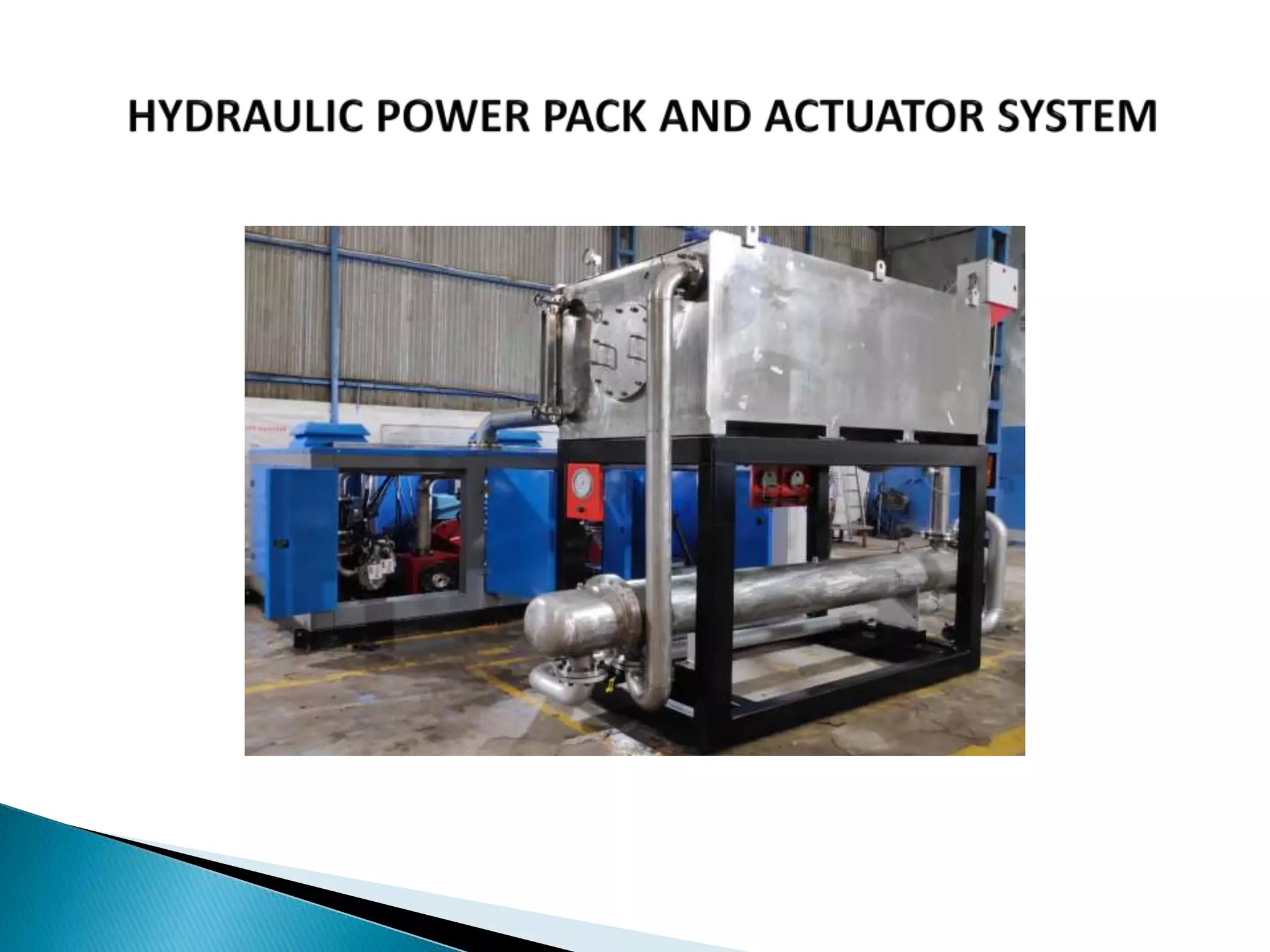 Hydraulic power pack and actuator system | PPTX