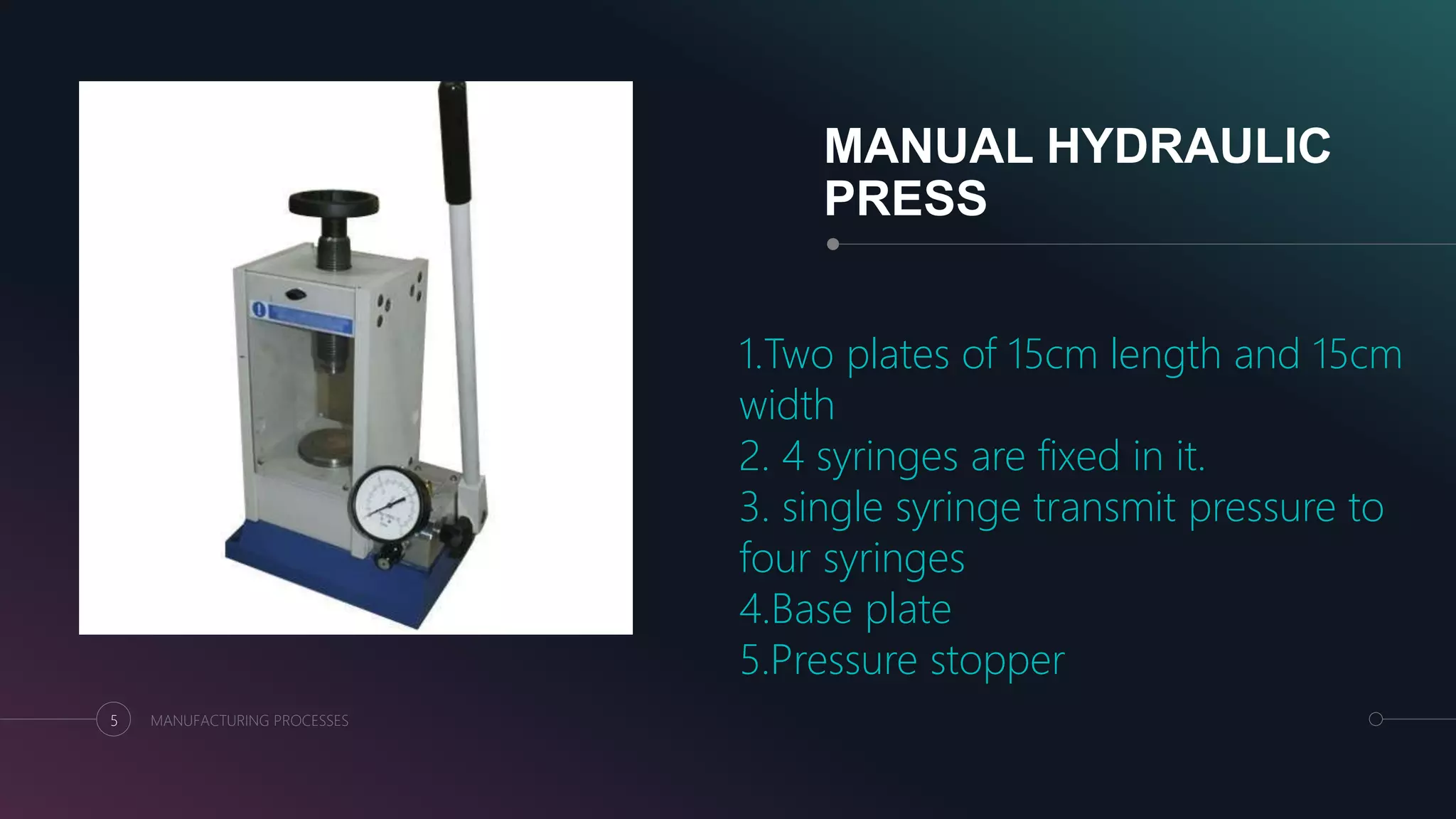 Hydraulic press presentation | PPTX