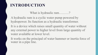 Hydraulic ram | PPTX
